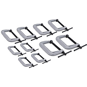 Wilton 140 Series 10-Piece C-Clamp Kit (11117)