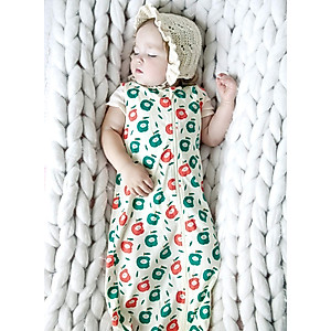 Babysoy Pattern Print Soy Tank Sleep Sack Wearable Blanket (6-12 Months, Fruits)