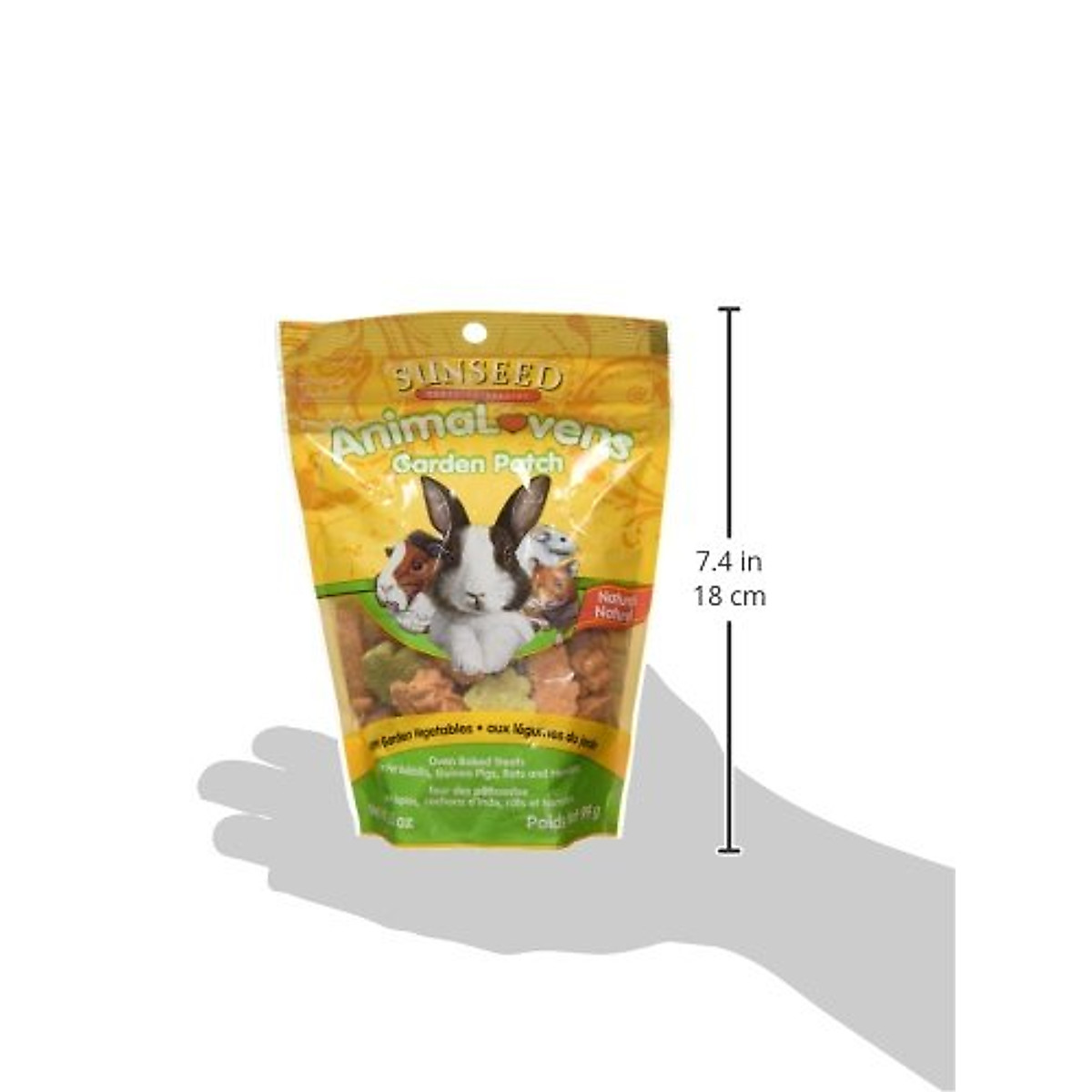Sunseed Company 36021 Garden Patch Animalovens Small Animal Treat, 3.5 Oz.
