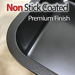 Stainless Steel Cat XL Litter Non-Stick Box and Pan Enclosure - Pan and Enclosure for Kitty Cats Litter, Rust Resistant, Non Stick