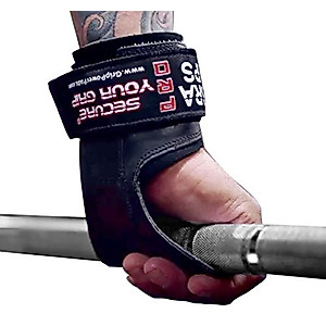 Cobra Grips PRO Weight Lifting Gloves Heavy Duty Straps Alternative to Power Lifting Hooks for Deadlifts with Built in Adjustable Neoprene Padded Wrist Wrap Support Bodybuilding