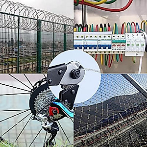 LUBAN 7.5" Stainless Steel Cable Cutter Wire Rope Aircraft Cable Cutter Up to 5/32" for Deck Stair Railing Strong Thick Steel Metal Fencing Bicycle Brake