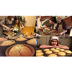 Gifbera Natural Cupcake Liners Standard Baking Cups 400-Count, Unbleached No Smell Paper