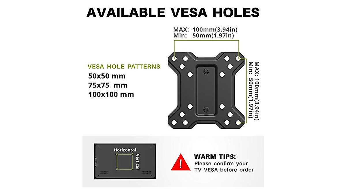 USX MOUNT Full Motion TV Wall Mount for 10-26" TVs