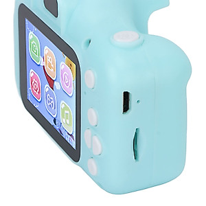 Children Digital Camera 2.0 inch IPS Screen Children Toy Plastic Camera X2 Children Digital Camera Rechargeable Boys and Girls Internal Battery