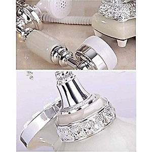 Telephone Retro Button Dialing Machine Home Office Business Fixed Telephone Household Crafts Ornaments 252227mm (B)