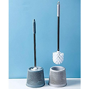 SPOUR Toilet Brush,Floor Standing Toilet Brush,Hideaway Toilet Bowl Brush for Bathroom,Deep Cleaner Toilet Brushes-Dark_Gray