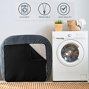 MAXYOYO Giant Bean Bag Chair with Pillow, Boucle Bean Bag Sofa for Adults,Large Upholstered Bean Bag Couch Lazy Sofa with Filler for Reading, Gaming