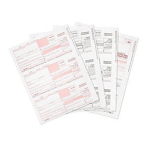 Blue Summit Supplies 1099 NEC Tax Forms 2023, 50 5 Part Tax Forms Kit, Compatible with QuickBooks and Accounting Software, 50 Pack