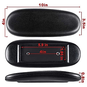 OAK LEAF Office Chair Replacement Arm Pads, Chair Armrest Pads with Sturdy Cushion for Supporting Arms and Elbow, Set of 2