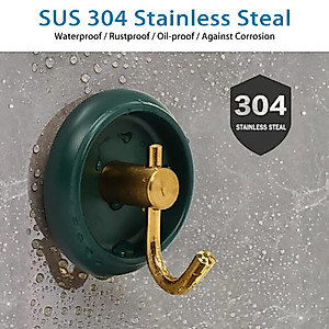 LAOKETON 4 Pack Bath Towel Hook, Heavy Duty Wall Robe Hooks,SUS 304 Stainless Steel Towel Hooks for Hanging Robe, Coat, Hats, Kitchen Utensil, Wall Mounted. (Matte Black)