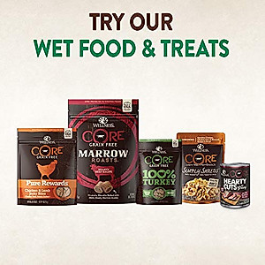 Wellness CORE Grain-Free High-Protein Dry Dog Food, Natural Ingredients, Made in USA with Real Meat, All Breeds, For Adult Dogs (Wild Game Duck, Lamb Meal, Boar & Rabbit, 26-Pound Bag)