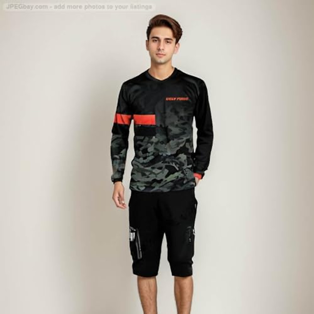 UGLY FROG Designs Cycling MTB Bicycle Mountain Bike Jersey Shirt for Men, Sprint & Symmer Baseball Jersey Long Sleeve