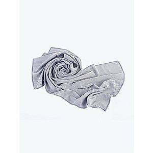 GUOOLM 1pc Quick-Drying Sport Towel with Case (Color : Grey, Size : One-Size)
