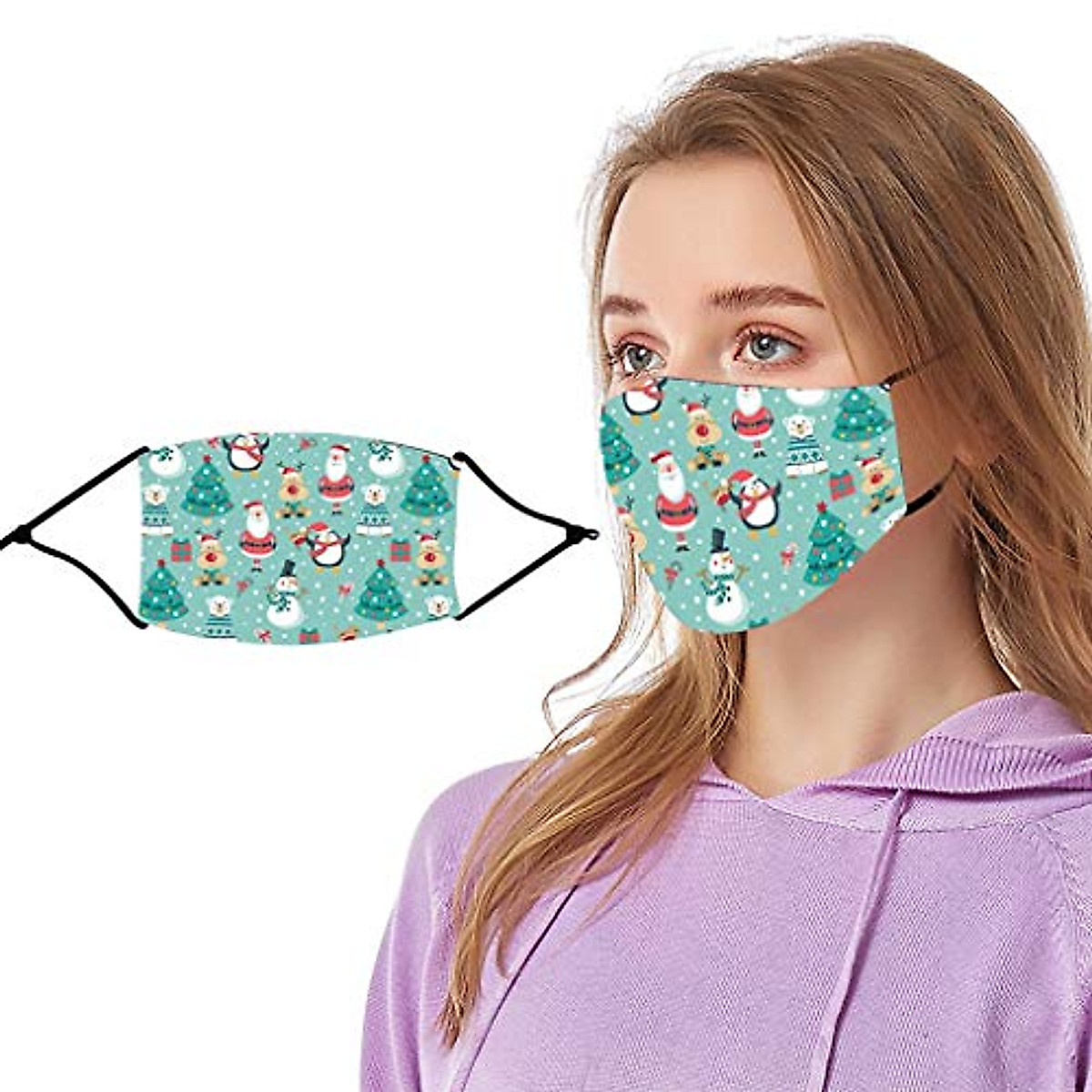 PENATE Adult Reusable Washable Facemasks Comfortable Outdoor Mouth C-Over with Elastic Adjustable Earloop -Ship from U.S.
