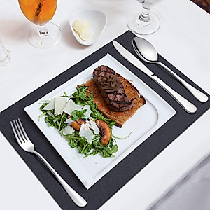 LIANYU 45-Piece Silverware Set with Serving Pieces, Stainless Steel Cutlery Flatware Set Service for 8, Mirror Finish, Dishwasher Safe