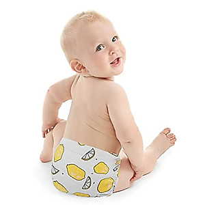 Diaper Covers for Girl Cute Newborn Toddler Baby Girls Boy Kids Cotton Bloomer Basic Shorts Washable Reusable Diaper Cover 4 Pack (Color B 100cm (2-3Y))