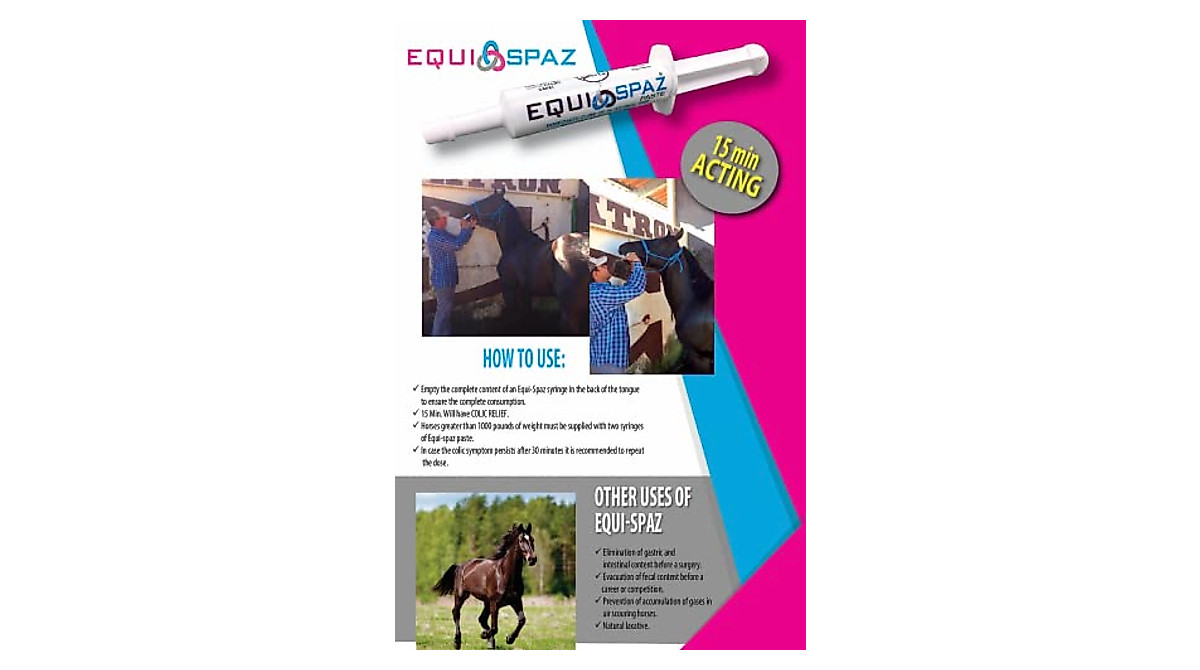 EQUI-SPAZ Supplement for Horse Gas Relief