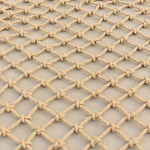 Child Climbing Safety Net Heavy Duty Hemp Rope Cargo Net Playground Railing Protective Net Outdoor Treehouse Kids Swing Rope Netting Hammock Fence Decoration (Size : 1 * 2m(3 * 7ft))