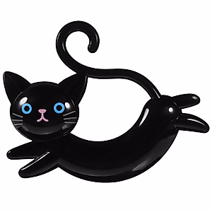CATIEBYE Modern Towel Hanger for Kitchen Bathroom Towel Holder Wall-Mounted Bath Towel Rack Cat Towel Holder for Women Children