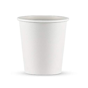 TashiBox Thick Espresso Cups Travel to Go, 200 Count (Pack of 1), White