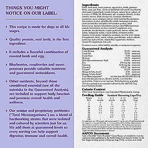 Taste of the Wild Sierra Mountain Grain-Free Canine Recipe with Roasted Lamb Dry Dog Food for All Life Stages, Made with High Protein from Real Lamb and Guaranteed Nutrients And Probiotics 28lb