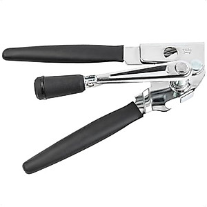 T1W Crank Handle Commercial Can Opener - Heavy Duty Can Opener - Ergonomic Cushioned Handle - Manual Hand Can Opener