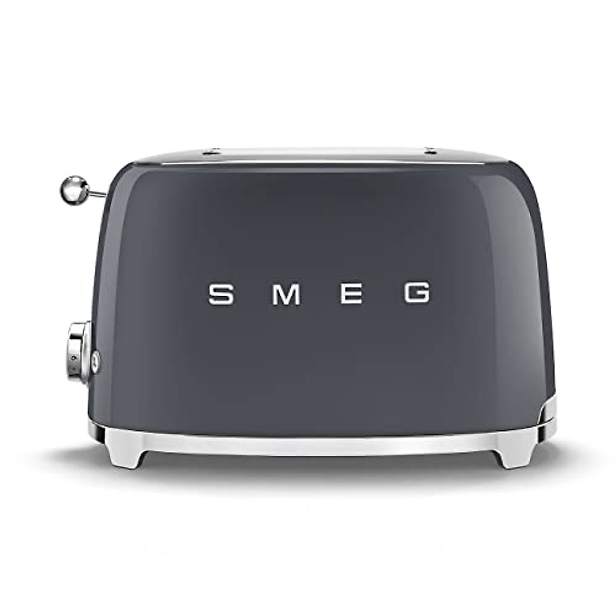 SMEG 50's Retro Style Aesthetic 2 Slice Toaster in Slate Gray