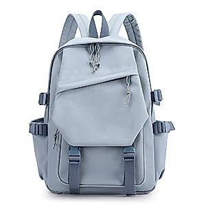 YANGLIU Lightweight School Bag College Solid Color Laptop Backpack for Book Notebook for Men Women Travel bag Bookbag for Boy Girls