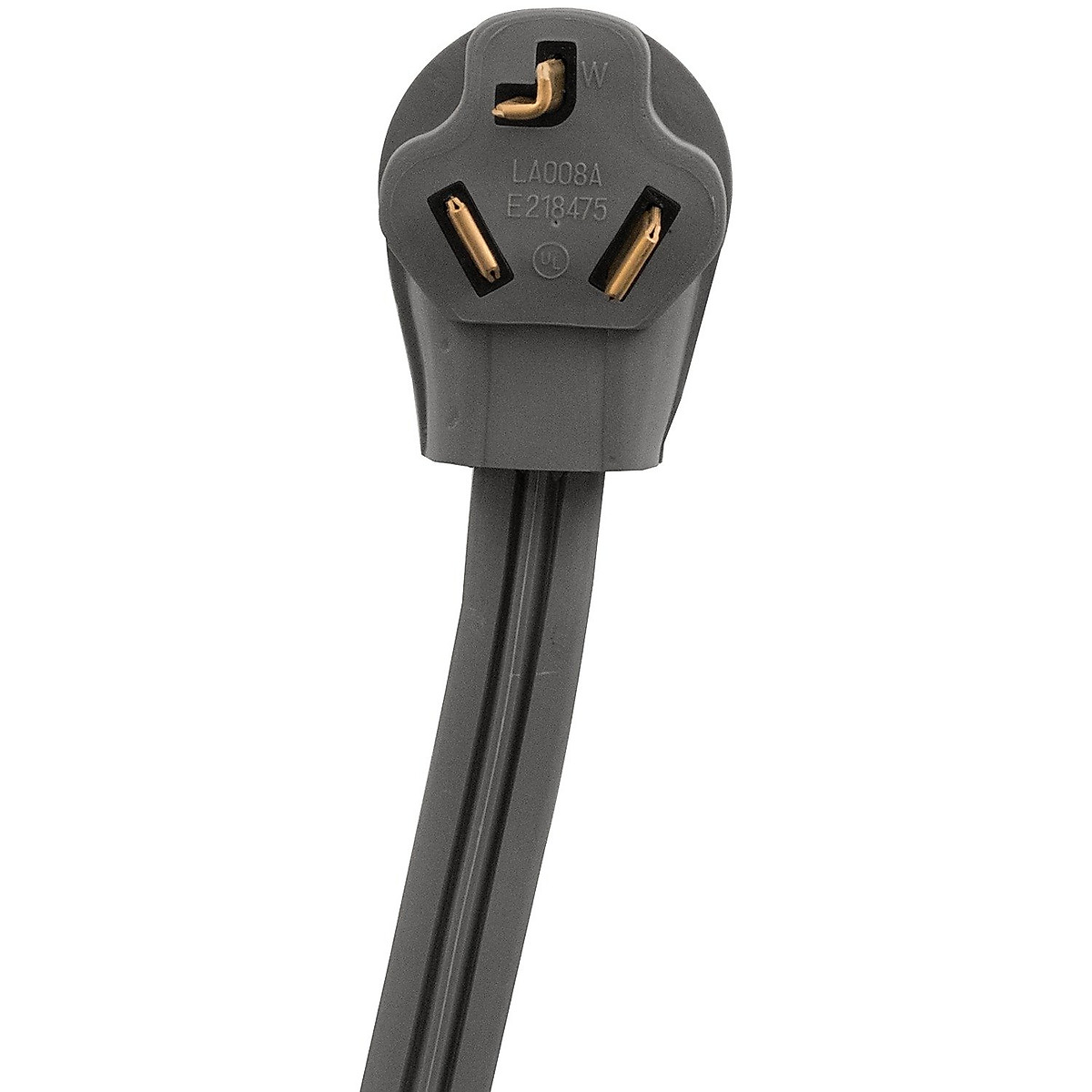 Certified Appliance Accessories 30-Amp Appliance Power Cord, 3 Prong Dryer Cord, 3 Wires with Eyelet Connectors, 5 Feet, Copper Wire