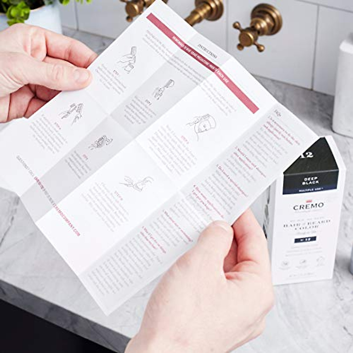 Cremo No Mix No Mess Hair and Beard Color, Light Brown, 2.7 Fl Oz