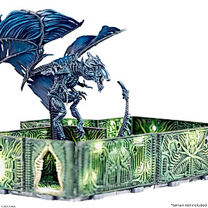 Dungeons & Lasers Xenodragon Dragon Miniature Figure - Tall 6.2" Height (157mm) with Scenic Base - 5E Compatible for DND and Tabletop RPG Games - Highly Detailed and Unpainted - from Archon Studio