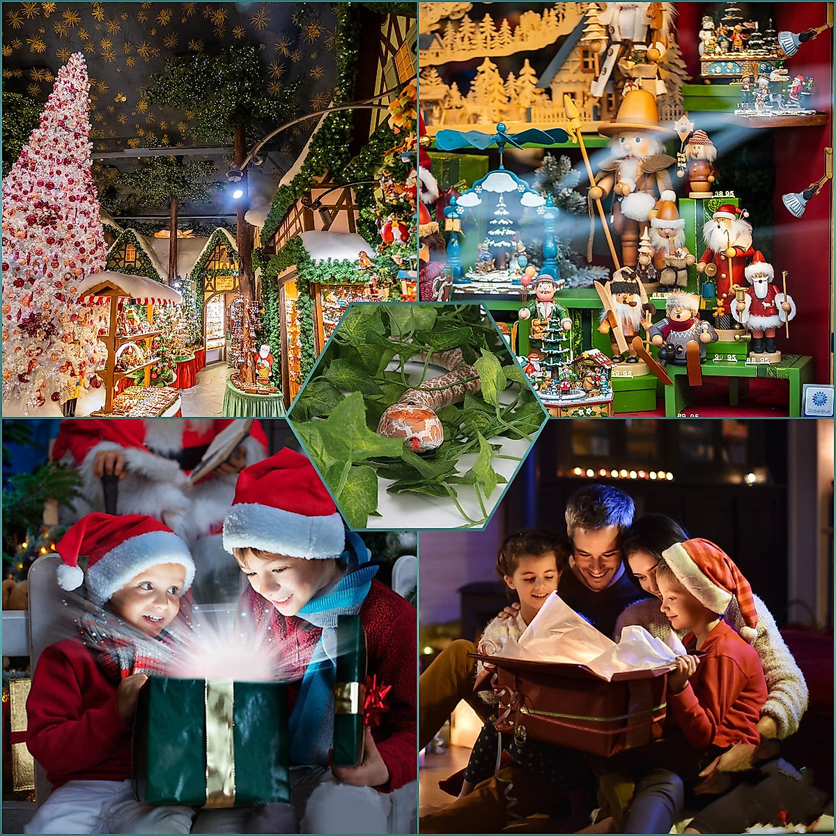 FauKait Remote Control Snake Toy RC&Robot Electric Snake Toy Fast Moving of Fake Rattlesnake Christmas Halloween Toys Party Favor Gifts Joke Prank for Kids Boys(Black)