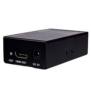 Monoprice HDMI Extender Over Coaxial Cable - Up to 328 Feet (100 Meters) 1080p@60Hz, 6.75Gbps Video Bandwidth, HDCP 1.1, for DVR and DVD Players - Blackbird PRO