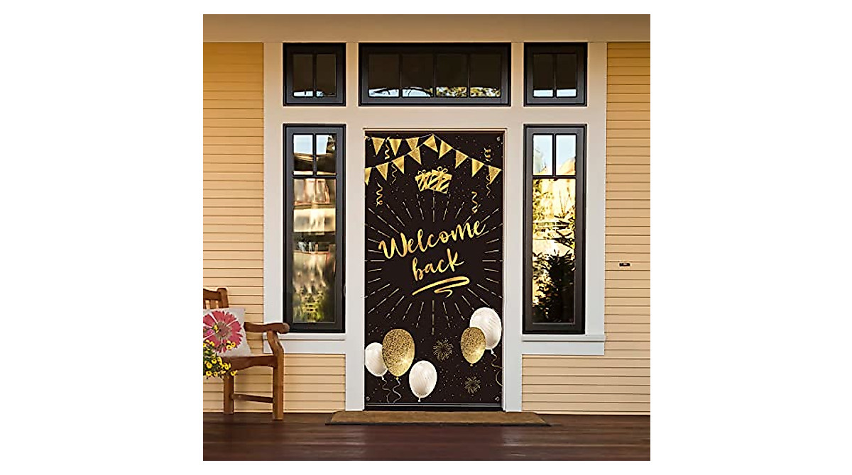 INNORU Welcome Back Door Banner - Large Party Decor