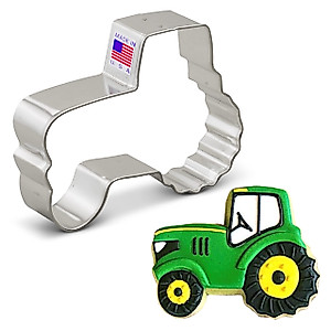 Farm Tractor Cookie Cutter 4.25" Made in USA by Ann Clark