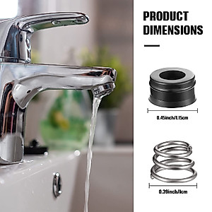 RP4993 Replacement Seats and Springs RP4993 Faucet Repair Seat Spring Kit Faucet Stem Assembly Repair Kit Compatible with Faucet Repair Kit (8 Pieces)