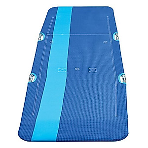 RIO beach Portable Folding Backpack Beach Lounge Chair with Backpack Straps and Storage Pouch, Blue Stripe, ·72“ x 22“ x 10"