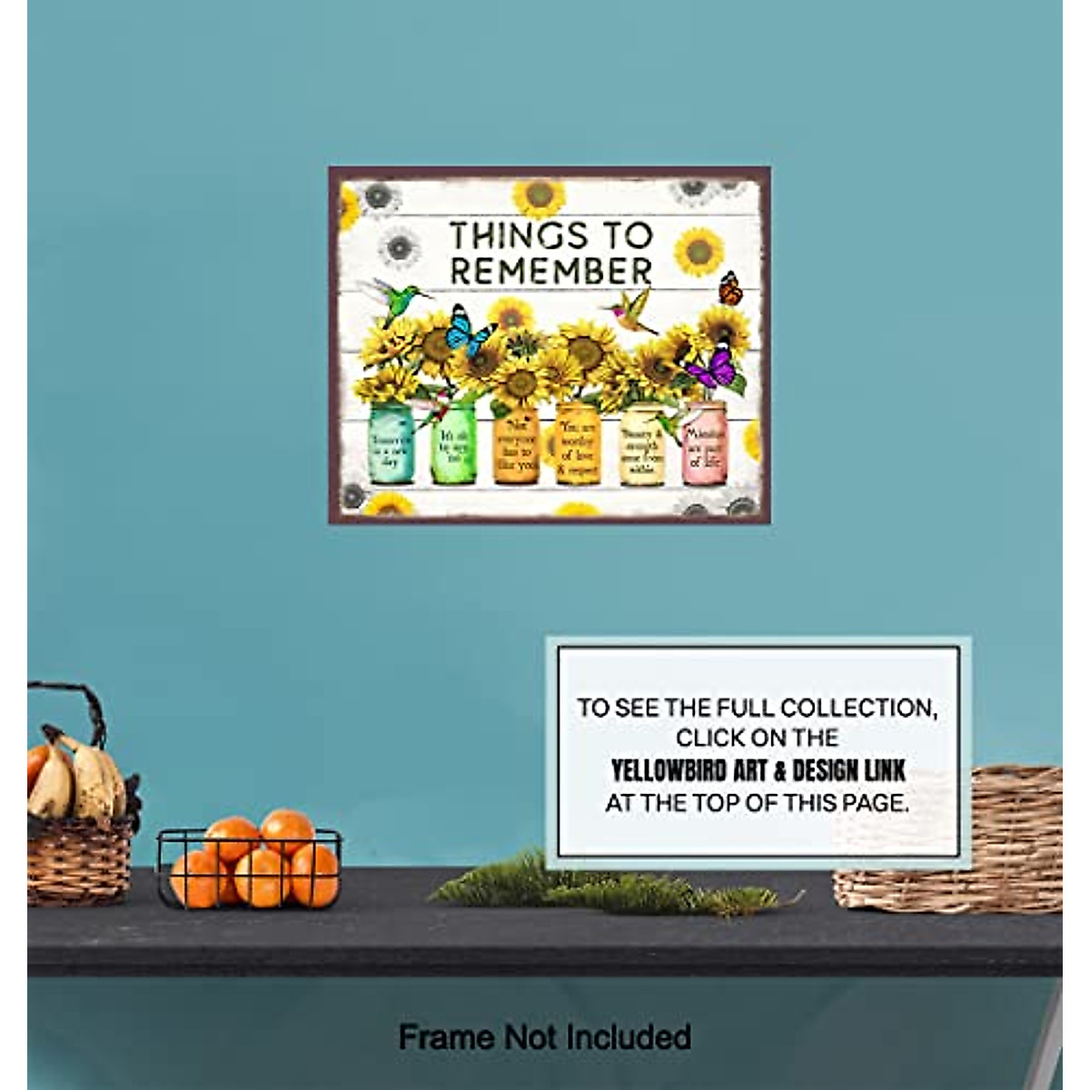 Positive Inspirational Empowerment Wall Art - Motivational Affirmations Wall Art & Decor - Personal Growth Positive Quotes Wall Decor Poster - Boho-chic Motivation Encouragement Gift for Women 8x10