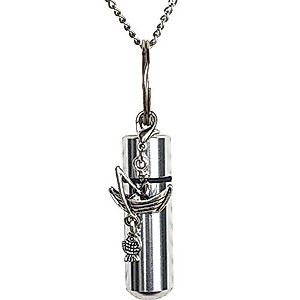 Fishing Urn Necklace Jewelry - Fishing Cremation Necklace Jewelry - Cremains - Ashes Necklace Jewelry - Memorial Jewelry