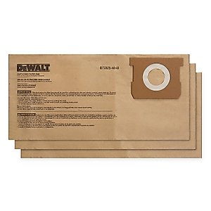 DEWALT DXVA25-4040 Dust Bag Fits for 4 Gallon Wet/Dry Vacuum Compatible with DXV04T