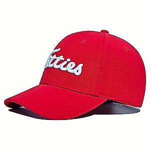Bamveio Titties Hat Tittiess Golf Hats for Men Women,Funny Tittes Hat, Titliest Cap, Red and White