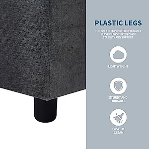 Extra Wide Deep Seat Convertible Modular Sectional Couch with Movable Ottoman and Detachable Backrest ,L Shaped Upholstery Reversible Corner Sofa ,Down Filled Sleeper Sofa&Couches for Living Room,Gray