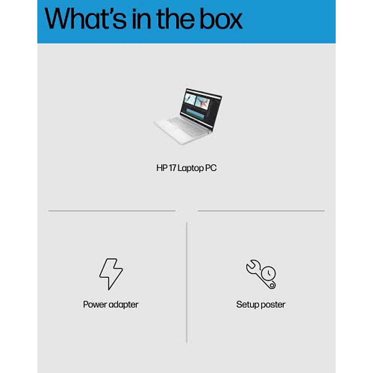 HP 17-inch Laptop, 11th Generation Intel Core i5-1135G7, Intel Iris Xe Graphics, 8 GB RAM, 512 GB SSD, Windows 11 Home (17-cn0026nr,Natural Silver) (Renewed)