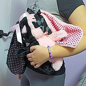 Attatoy E-Girl Bunny Plush, Anime Goth Stuffed Animal for Teens