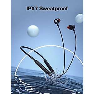 Rythflo Bluetooth Headphones,V5.2 Wireless Bluetooth Earbuds w/Mic in-Ear Magnetic Neckband Earphone 30Hrs Playtime, IPX7 Sweatproof Deep Bass Headset for Phone Call Music Sports