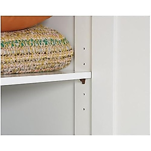 Pemberly Row 29" W Traditional Style Storage Cabinet, Pantry Cabinet, Linen Cabinet with Shelves in White