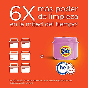 Tide Plus Febreze Freshness HE Turbo Clean Liquid Laundry Detergent, Spring Renewal Scent, 2.72 L (59 Loads) (Packaging May Vary)