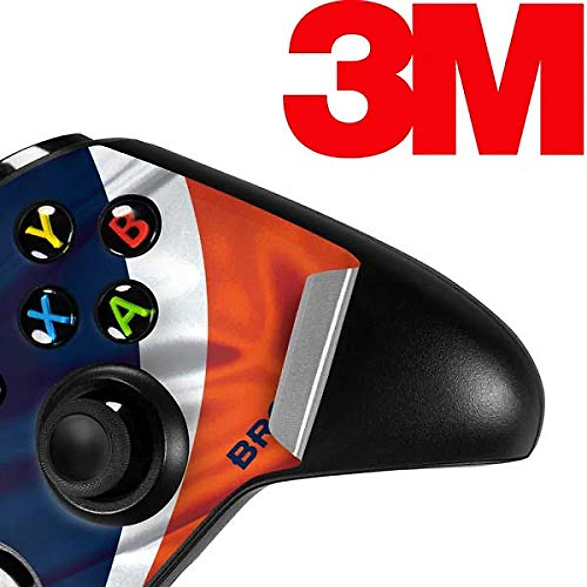 Skinit Decal Gaming Skin compatible with Xbox One S Controller - Officially Licensed NFL Denver Broncos Design