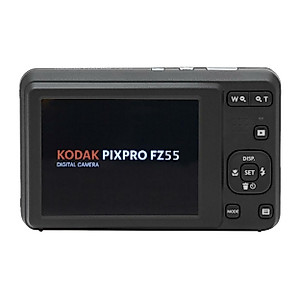 Kodak PIXPRO Friendly Zoom FZ55 Digital Camera (Black) Bundle with Case for Compact Cameras, and Kodak 32GB Class 10 UHS-I U1 SDHC Memory Card (3 Items)